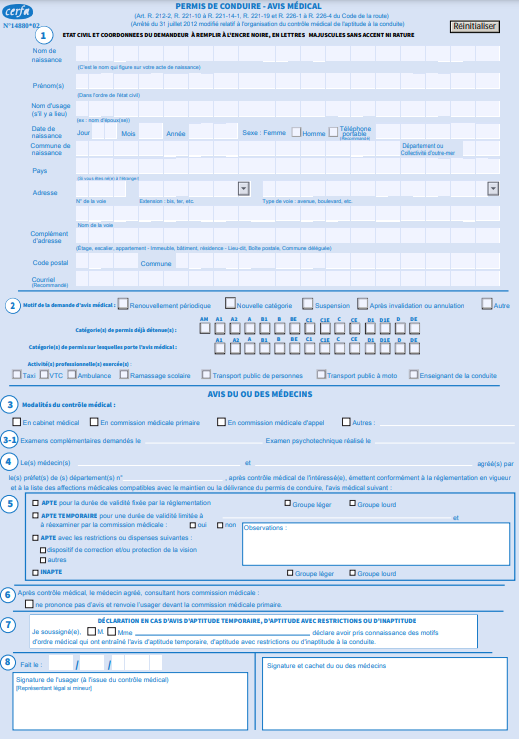 Formulaires Cerfa - A.A.P Psyrates - Tests psychotechniques pour le ...